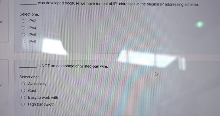 Solved was developed because we have run out of IP addresses | Chegg.com