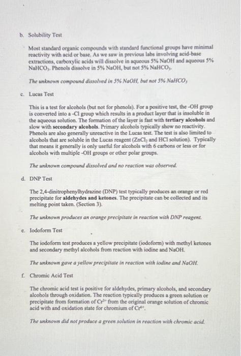 g. Tollens Test The Tollens test is positive for | Chegg.com