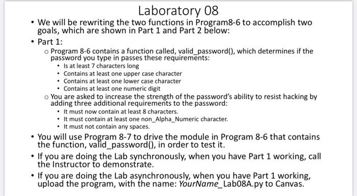 Solved - Program 8-6 contains another function called, | Chegg.com