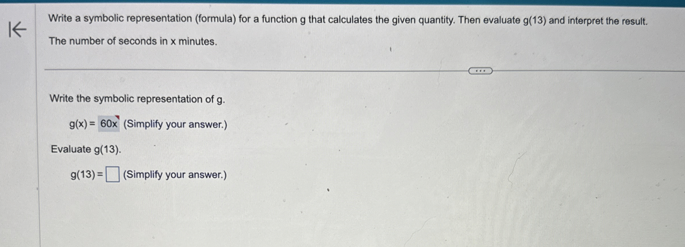 Solved Write a symbolic representation (formula) ﻿for a | Chegg.com