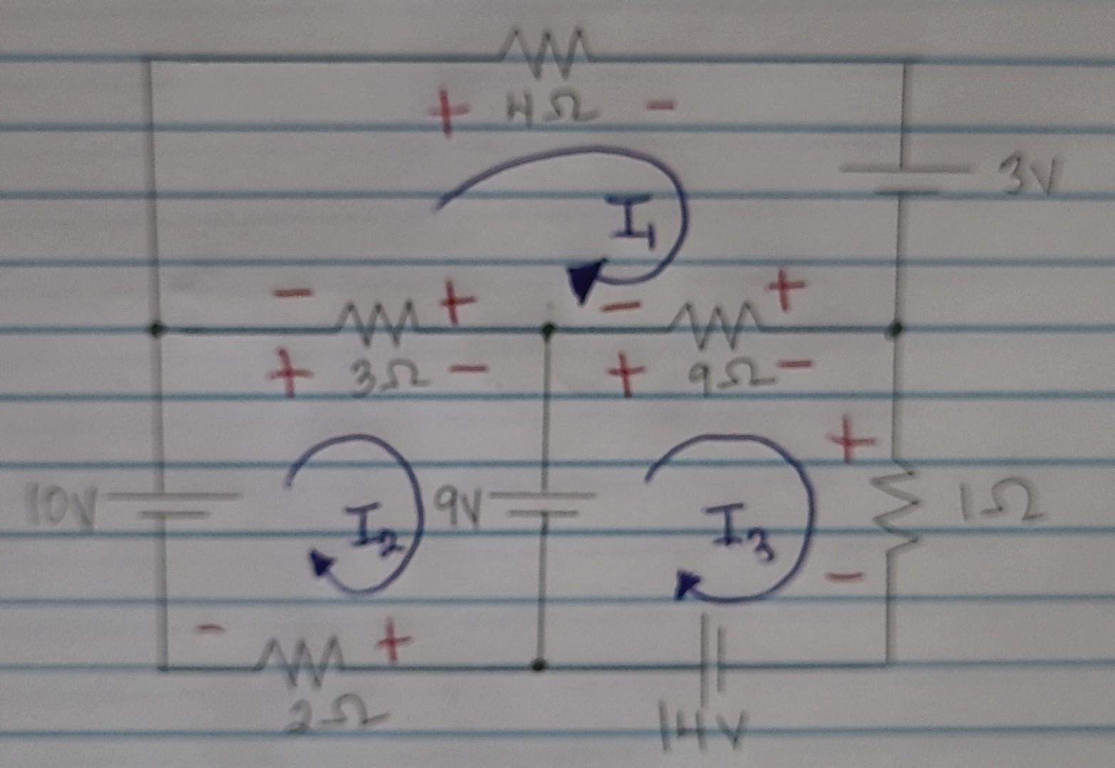 Solved use mesh analysis to find the loop current in the | Chegg.com