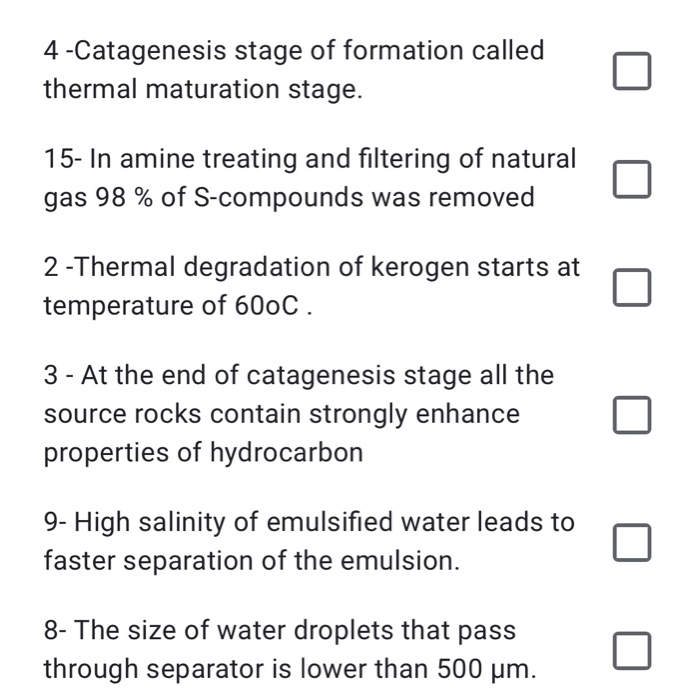 Solved 4-Catagenesis stage of formation called thermal | Chegg.com