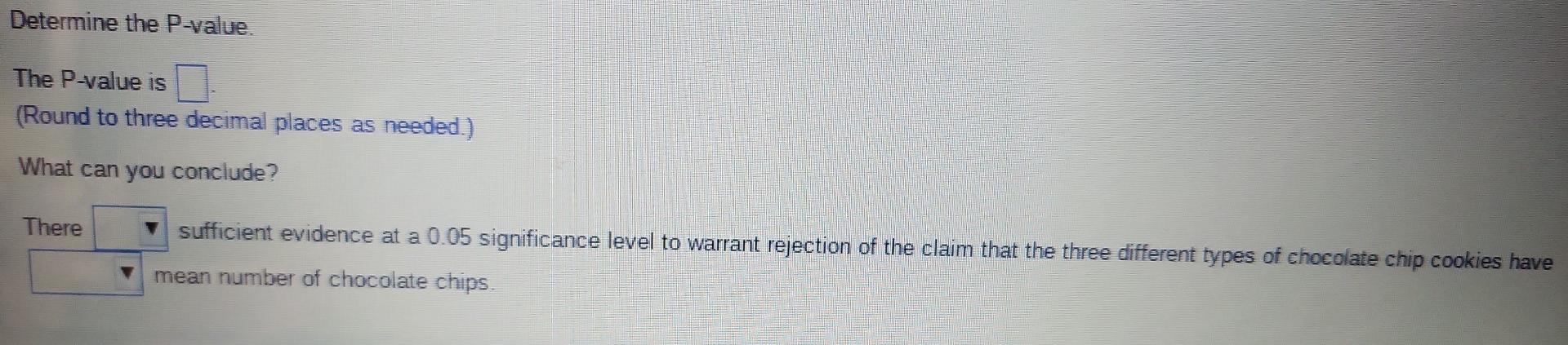 Solved A data set includes the counts of chocolate chips | Chegg.com