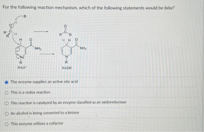 Solved For the following reaction mechanism, which of the | Chegg.com