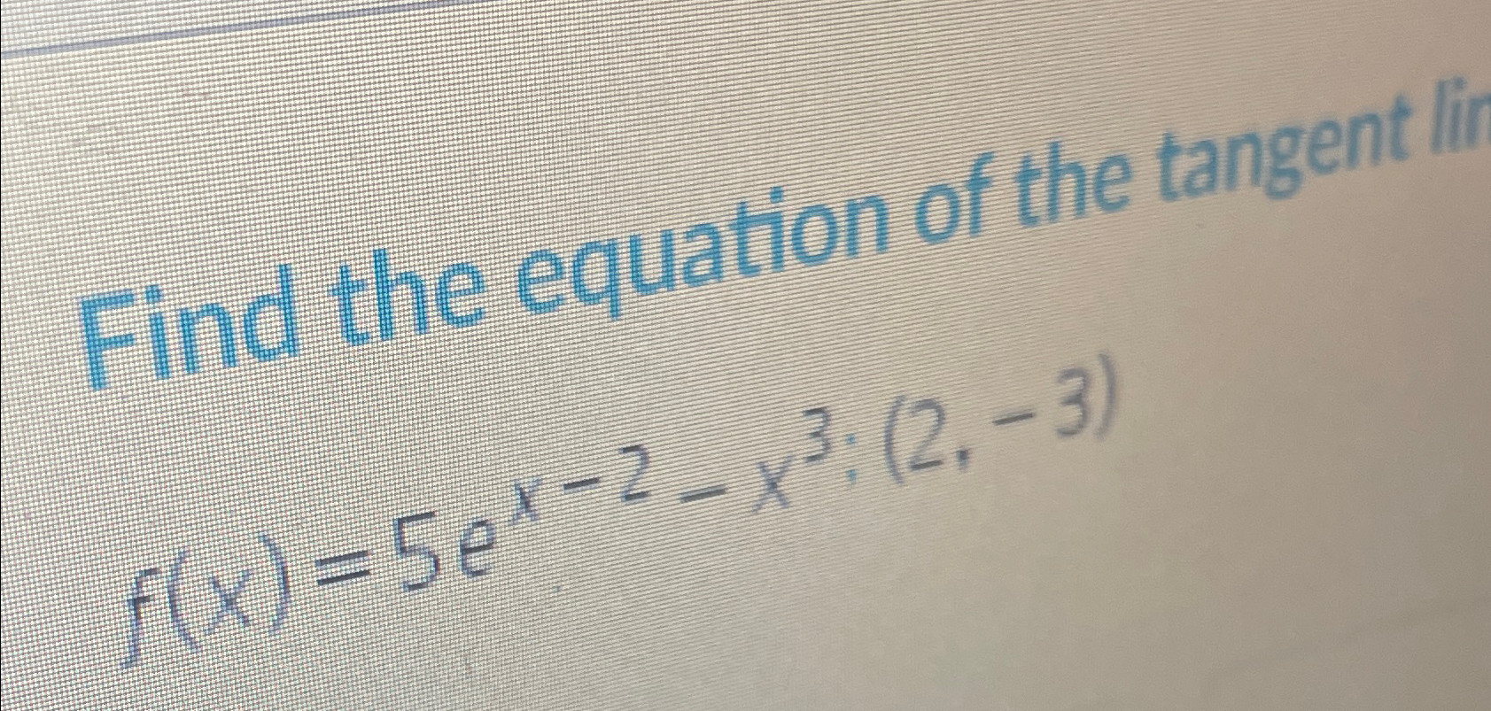 Solved Find the equation of the tangent line to the given | Chegg.com