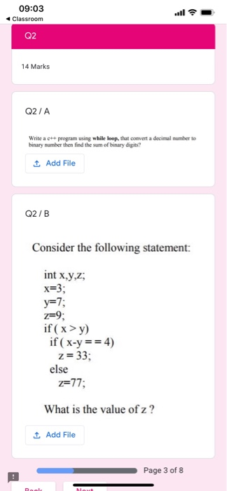 Solved 0903 Classroom 14 Marks Q1a Consider The Following 4232