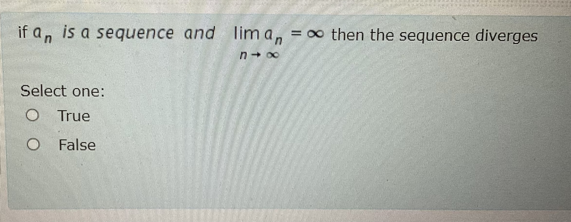 Solved code class="asciimath">if a_(n) ﻿is a sequence and | Chegg.com