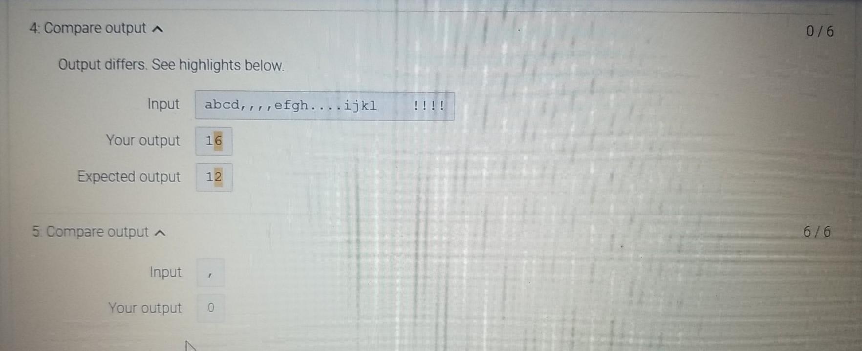 Solved Given a line of text as input, output the number of | Chegg.com