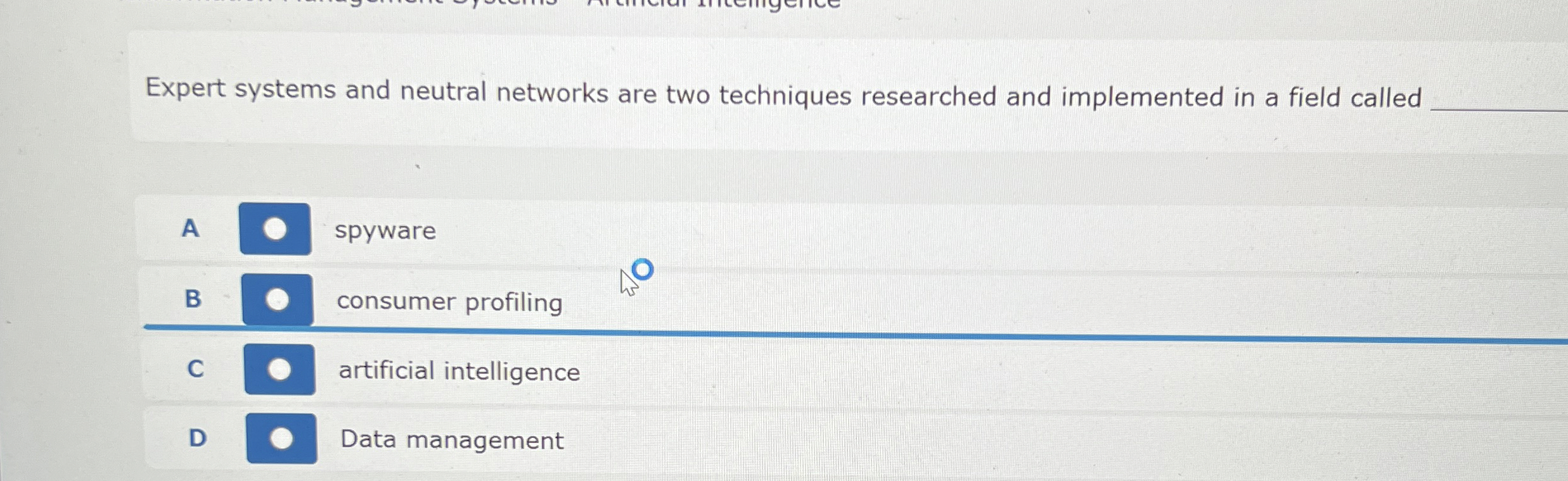 Solved Expert systems and neutral networks are two | Chegg.com