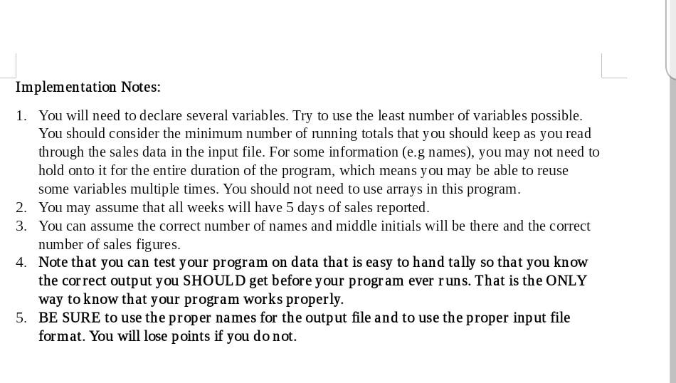 Solved Project Outcomes: . Develop a C++ application that: | Chegg.com