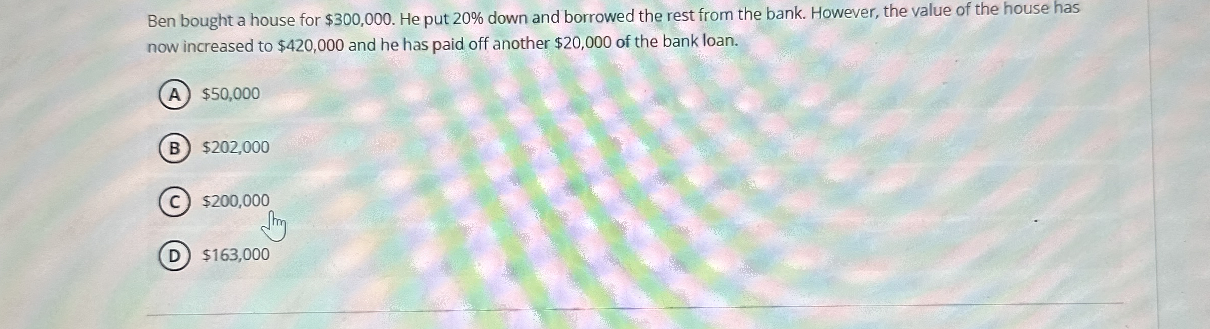 High Quality SOLUTION Ben bought a house for $300,000. ﻿He put 20% ﻿down | Chegg.com