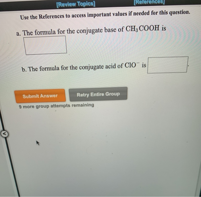 Solved [Review Topics) (References] Use the References to | Chegg.com