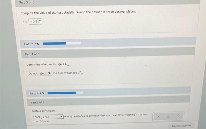 Solved Natching TV: In 2012, the General Social Survey asked | Chegg.com