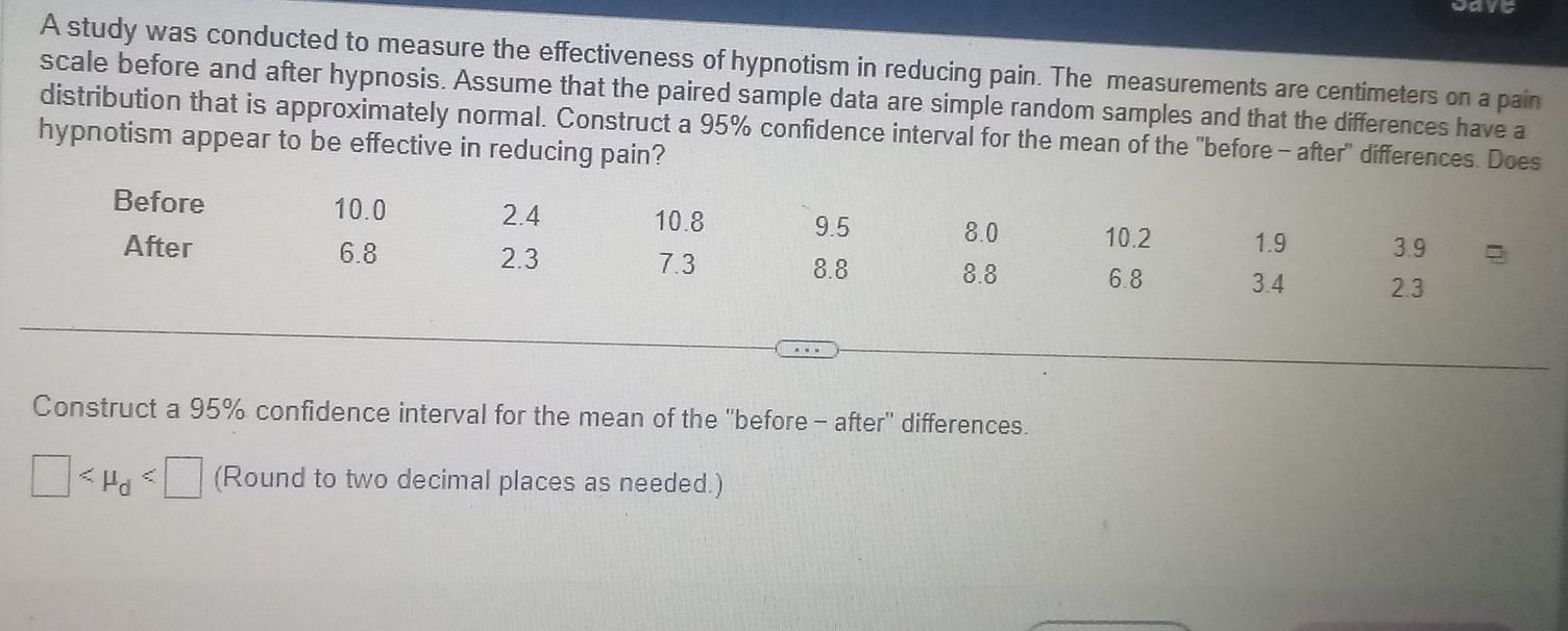 Solved A study was conducted to measure the effectiveness of | Chegg.com
