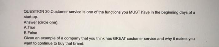 Solved these are the easy business class questions. please | Chegg.com
