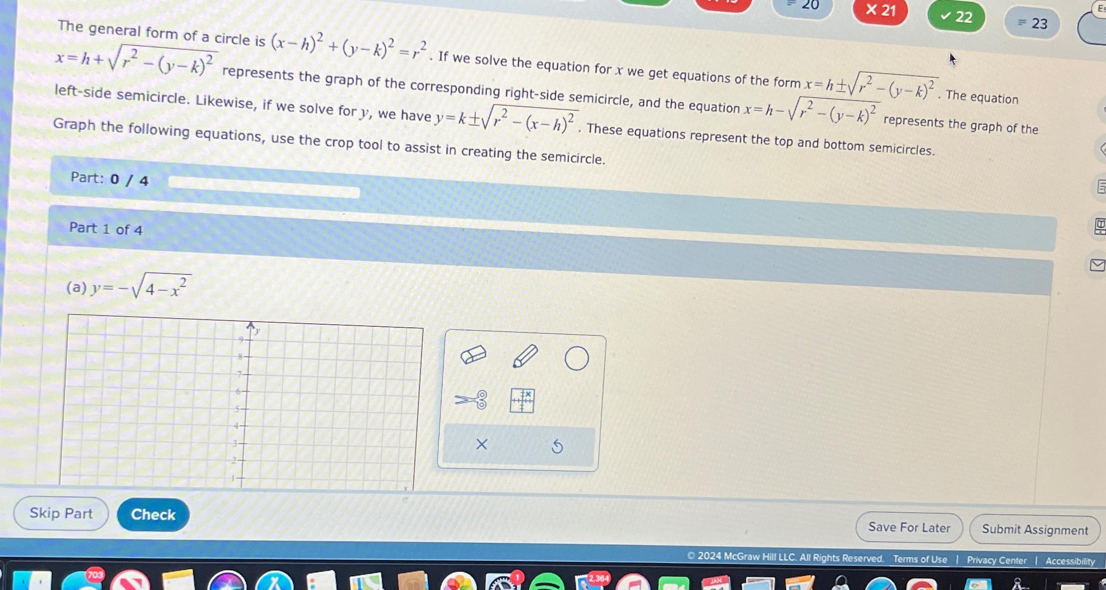 Solved The general form of a circle is (x-h)2+(y-k)2=r2. ﻿If | Chegg.com