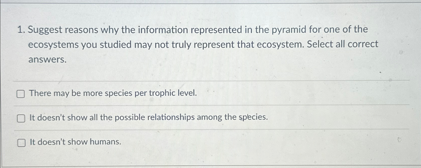 Solved Suggest reasons why the information represented in | Chegg.com
