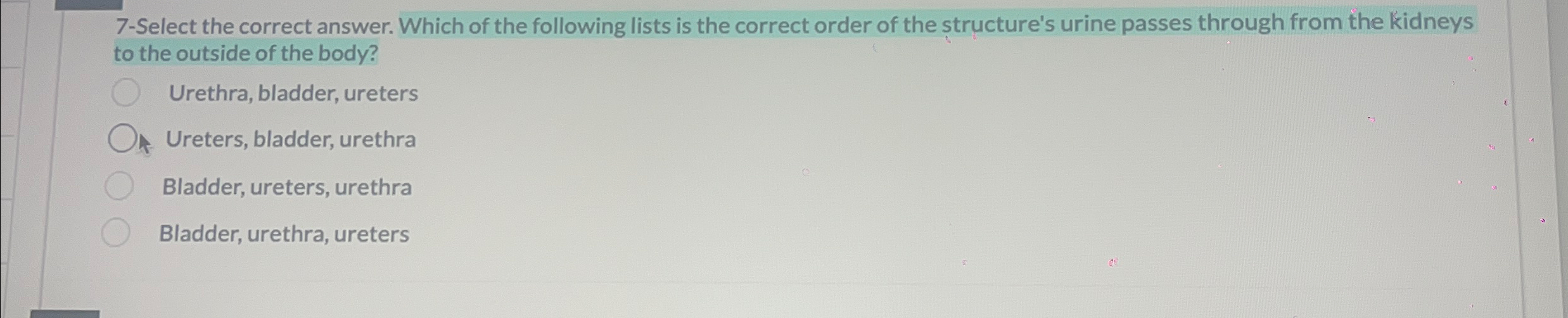 Solved 7-Select the correct answer. Which of the following | Chegg.com