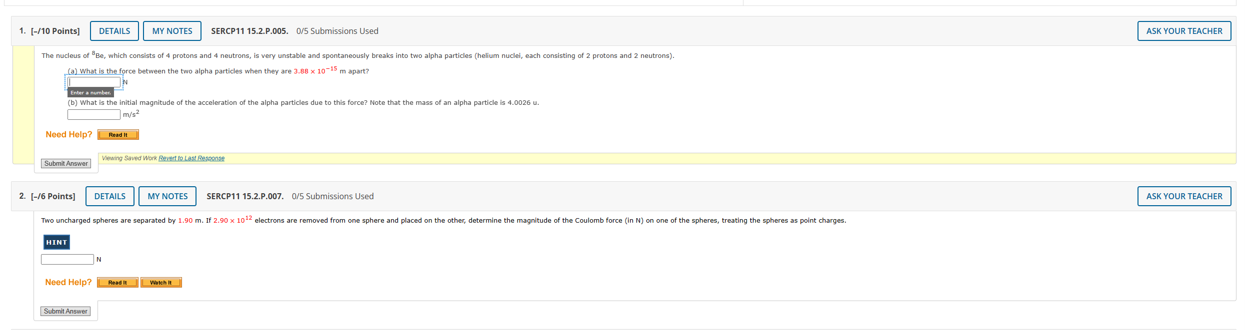 Solved Please answer both questions (questions 1 ﻿and 2). | Chegg.com