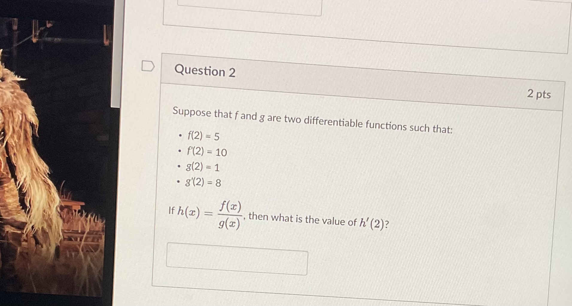 Solved Question 2Suppose that f ﻿and g ﻿are two | Chegg.com