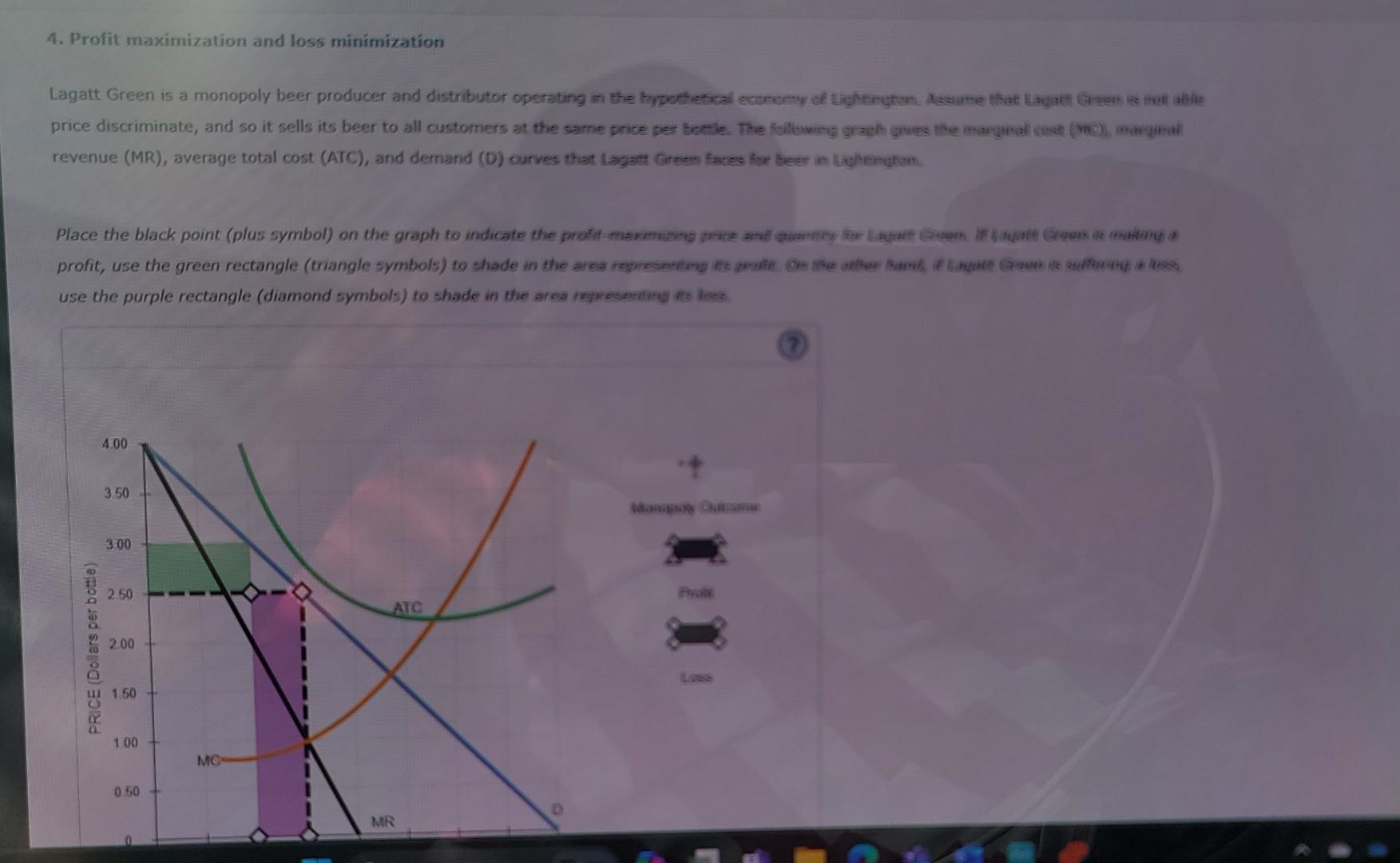 Solved Profit maximization and loss minimization revenue | Chegg.com