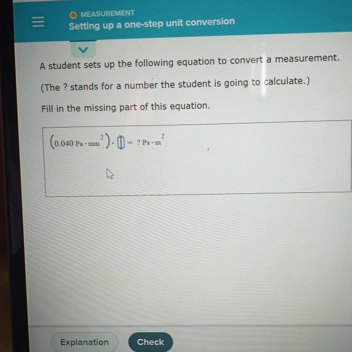 Solved III O MEASUREMENT Setting up a one-step unit | Chegg.com
