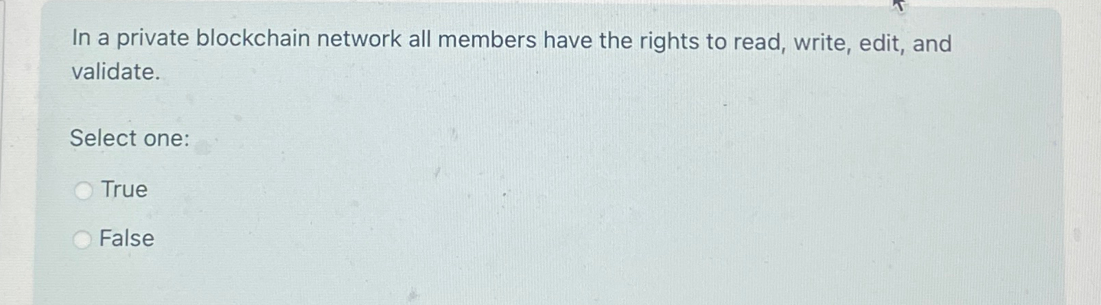 Solved In a private blockchain network all members have the | Chegg.com