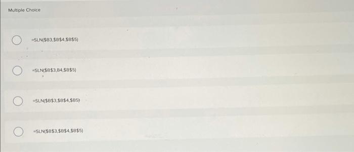 Solved Which of the following formulas in cell C8, when | Chegg.com