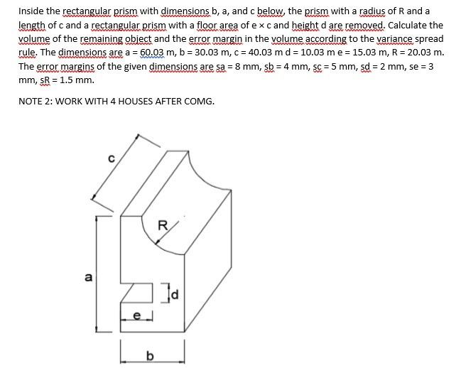 Inside the rectangular prism with dimensions b, a, | Chegg.com