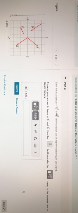 Solved read something like "Enter your answer in terms of | Chegg.com