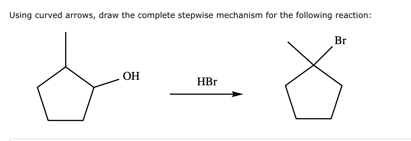 Solved Using curved arrows, draw the complete stepwise | Chegg.com