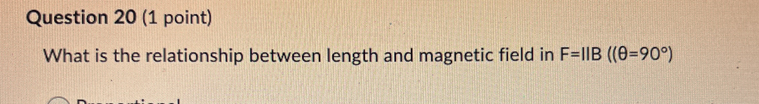 Solved Question 20 (1 ﻿point)What is the relationship | Chegg.com