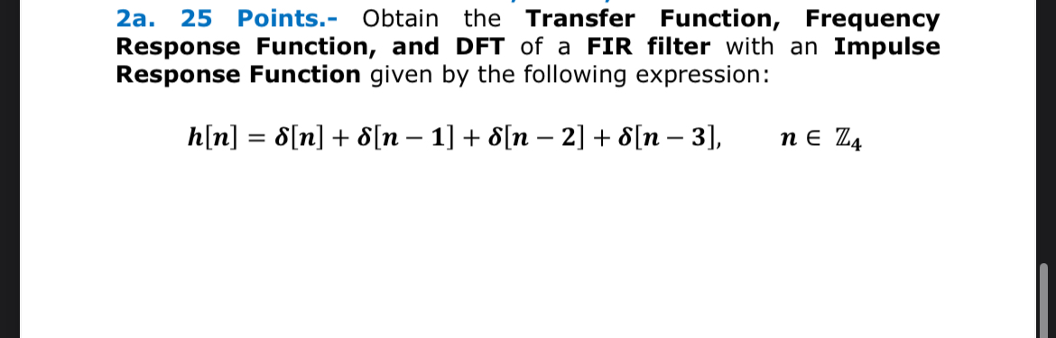 Solved 2a. 25 Points.- Obtain the Transfer Function, | Chegg.com Solved 2a. 25 Points.- Obtain the Transfer Function, | Chegg.com