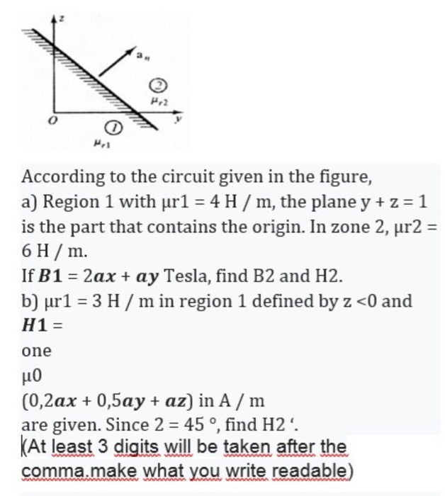 According to the circuit given in the figure, a) | Chegg.com