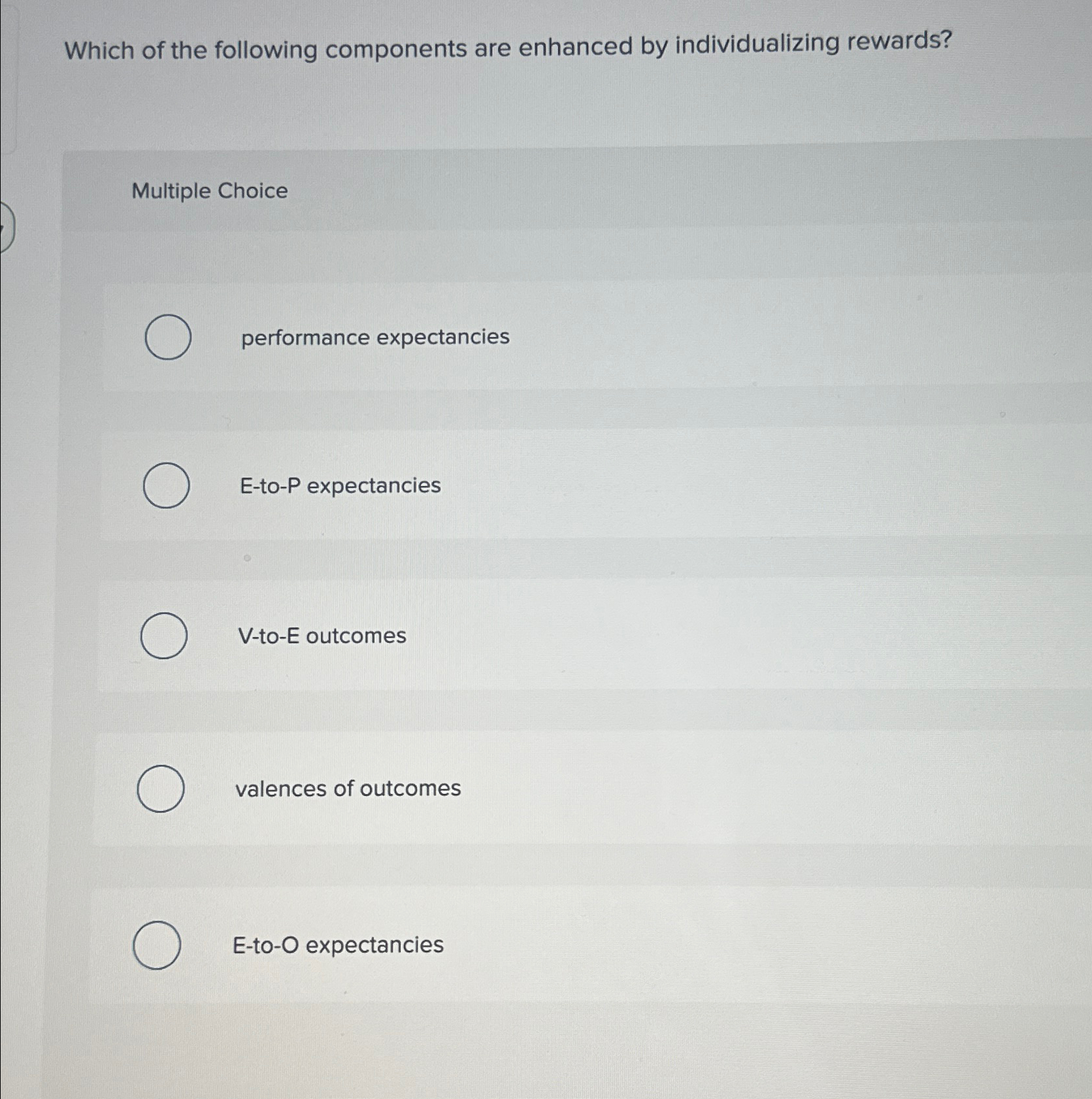 Solved Which of the following components are enhanced by | Chegg.com