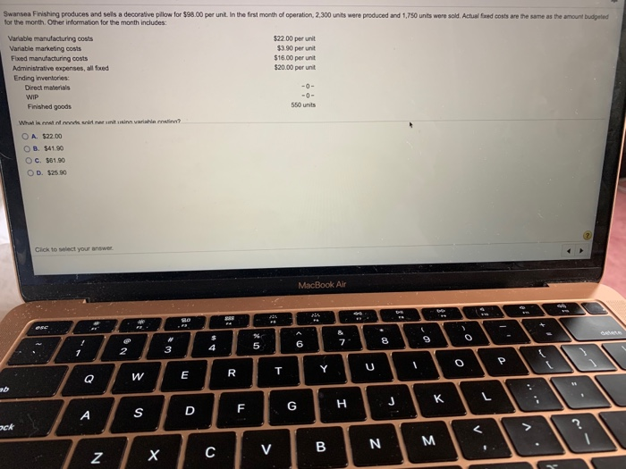 Solved 2 of 8 (1 complete) AAA Manufacturing Inc, makes a | Chegg.com