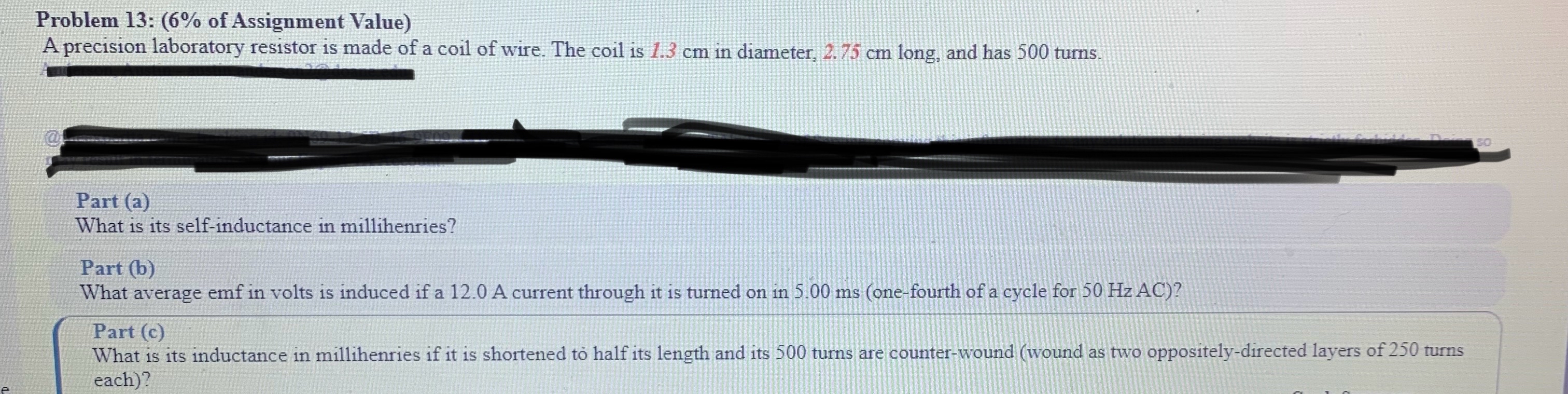 Solved Problem 13: (6% ﻿of Assignment Value)A precision | Chegg.com
