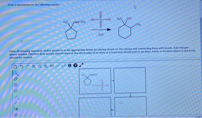 Solved Draw a mechanism for the following reaction Draw all | Chegg.com