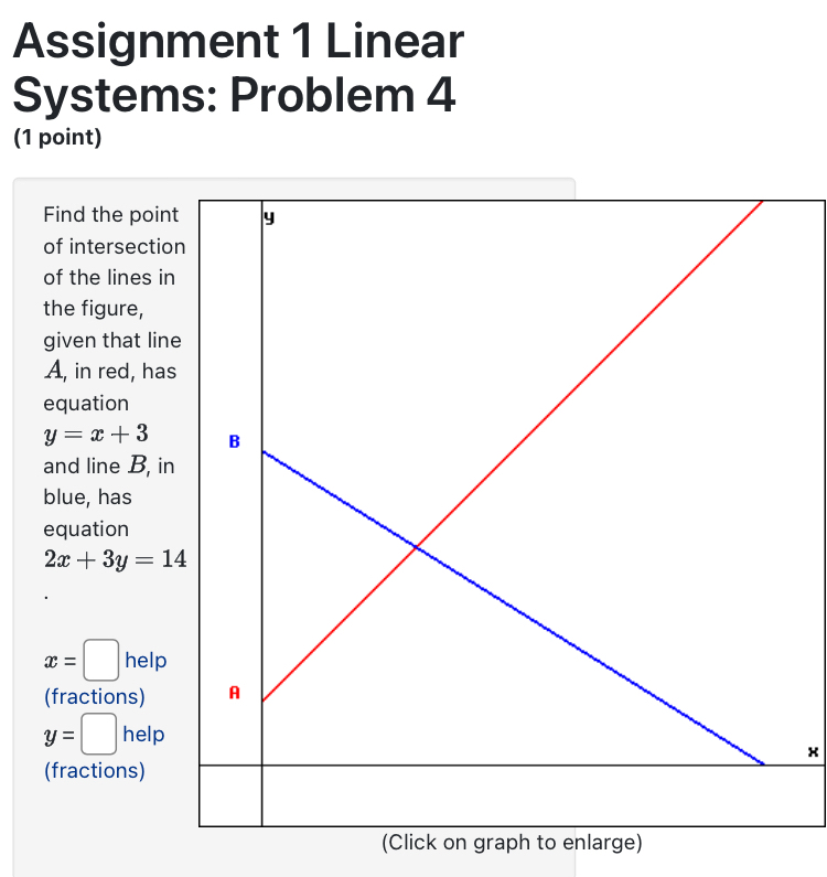 Assignment 1 ﻿Linear Systems: Problem 4(1 ﻿point) | Chegg.com