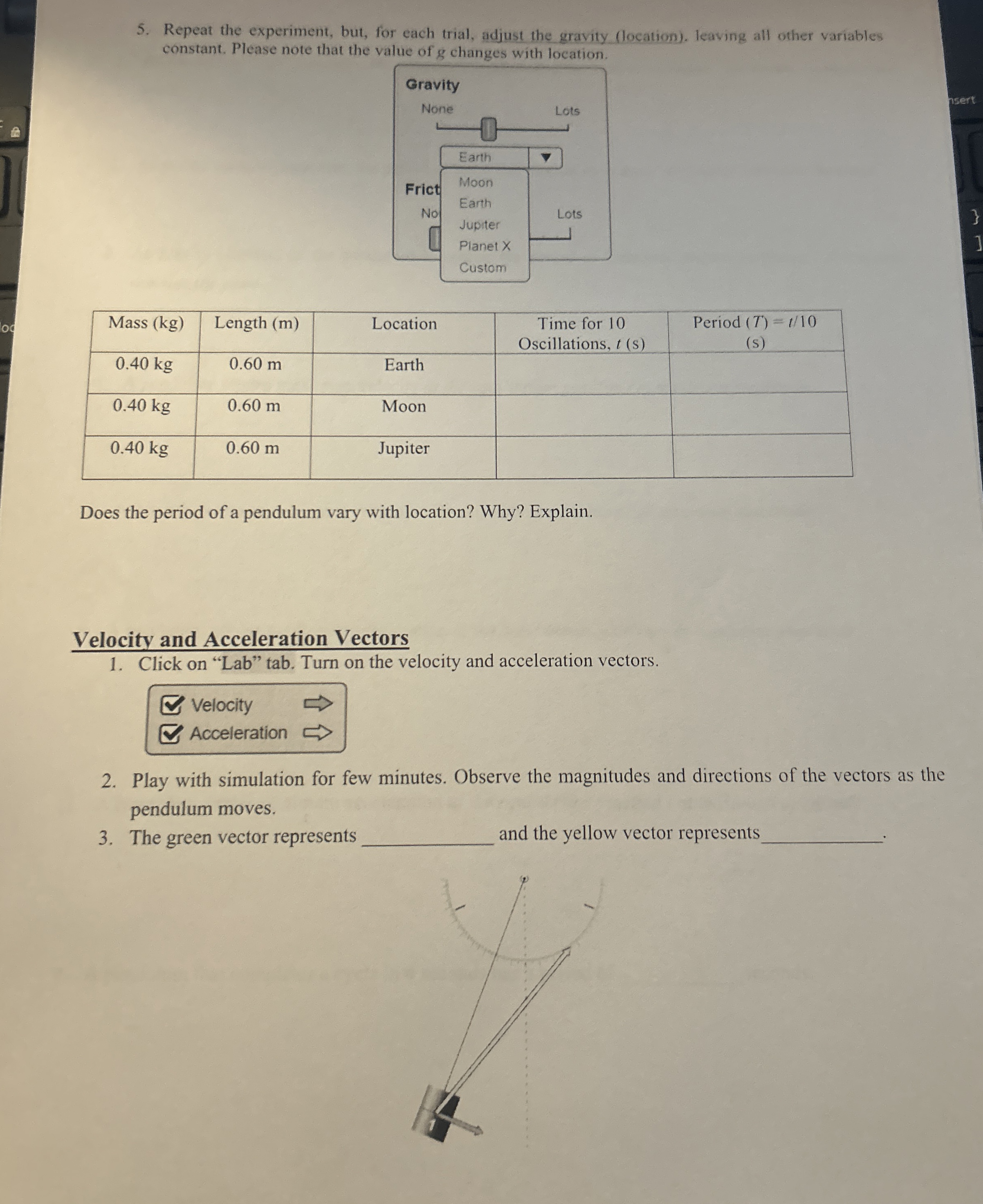 Solved Repeat the experiment, but, for each trial, adjust | Chegg.com