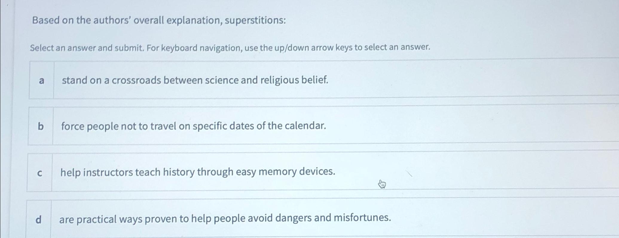 Solved Based on the authors' overall explanation, | Chegg.com