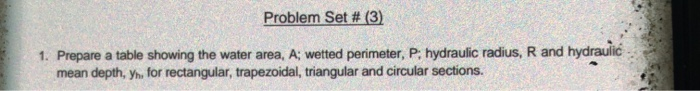 Solved Problem Set # (3) 1. Prepare a table showing the | Chegg.com