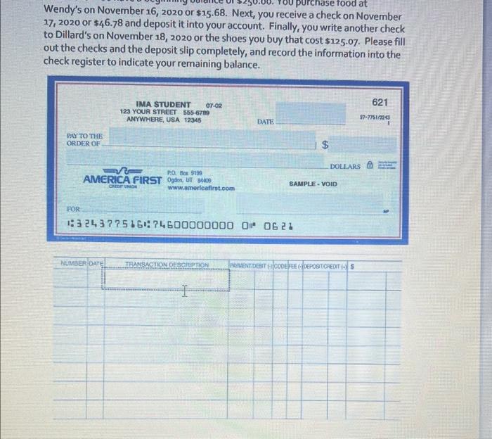 Solved Explain the steps to balancing the checkbook: 1. | Chegg.com