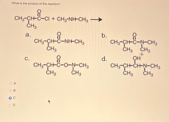 Solved What is the product of the reaction? CH3-CHC-CI + | Chegg.com