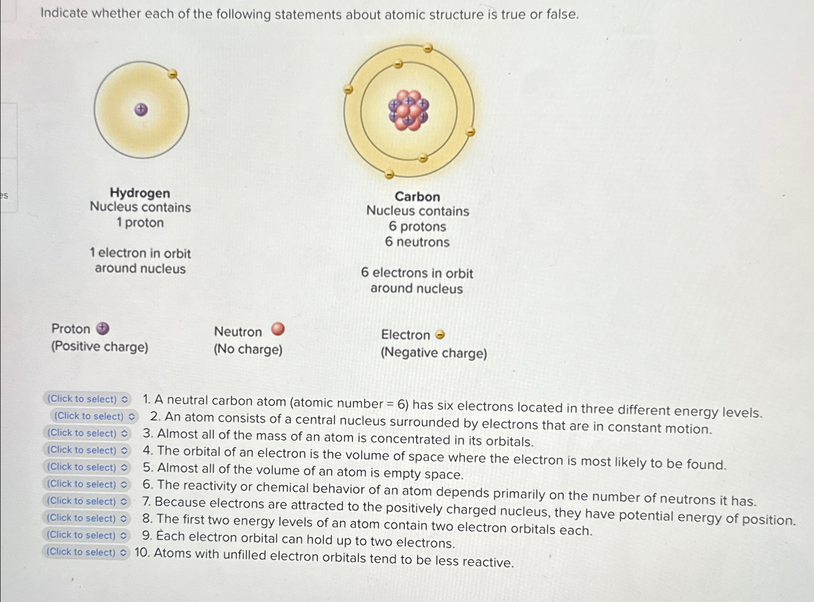 Solved Indicate whether each of the following statements | Chegg.com