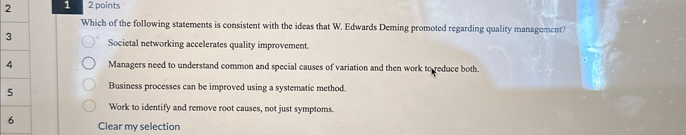 Solved 12 ﻿pointsWhich of the following statements is | Chegg.com