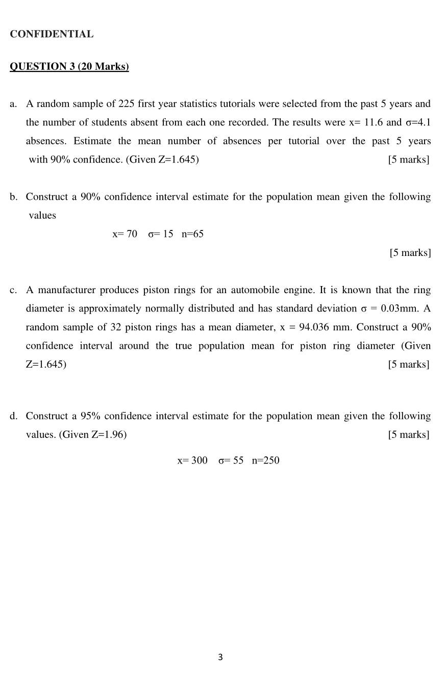 Solved QUESTION 2 (13 Marks) a. Identify the types of | Chegg.com
