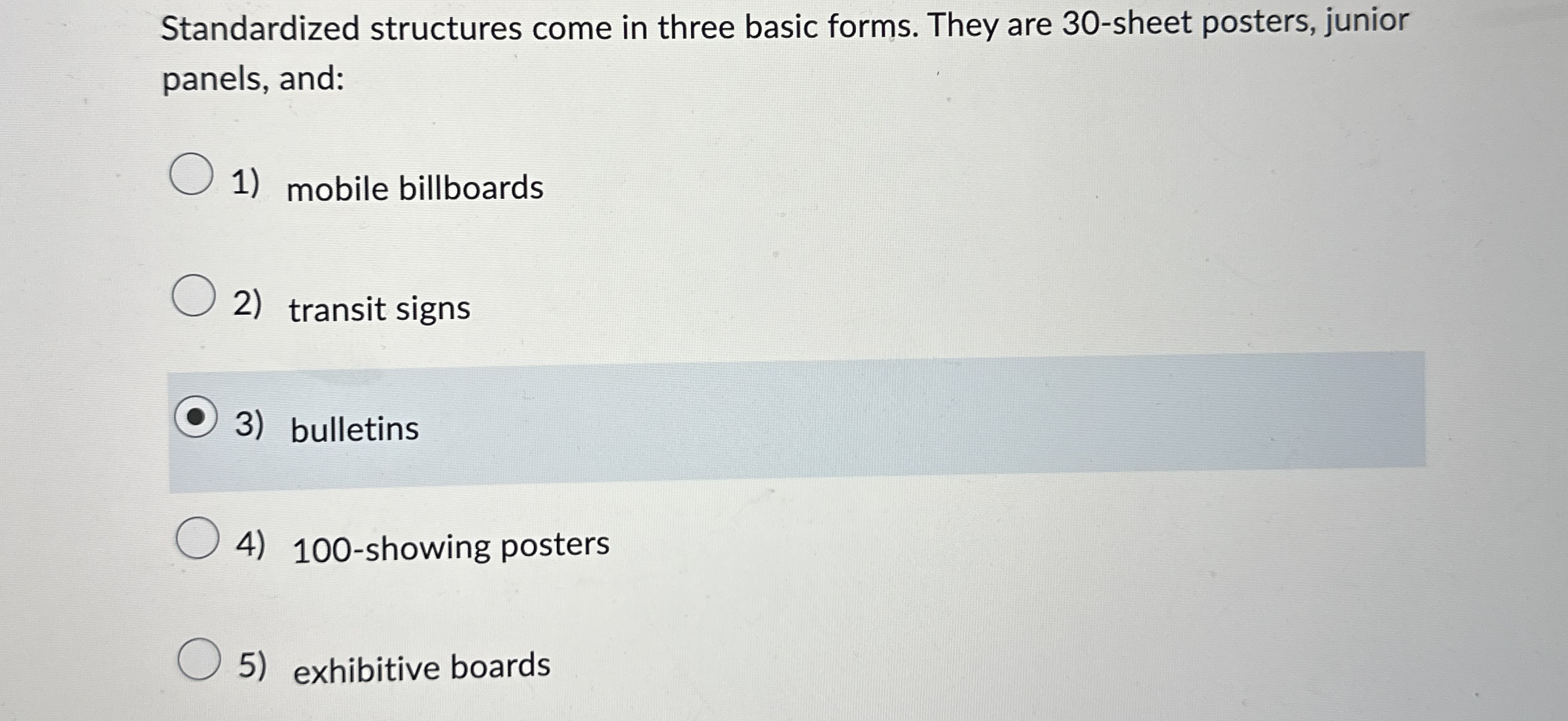 Solved Standardized structures come in three basic forms. | Chegg.com