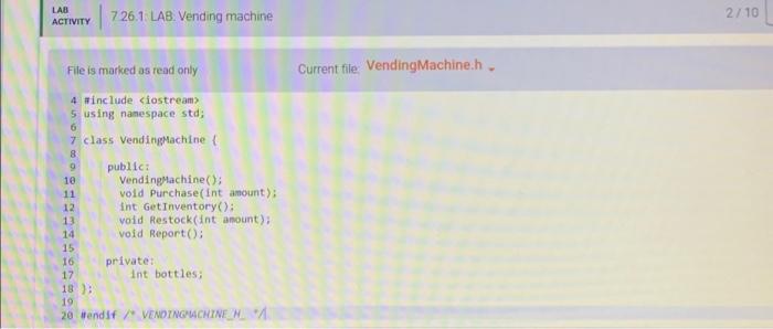 Solved Im not sure whats wrokg with my program. The | Chegg.com