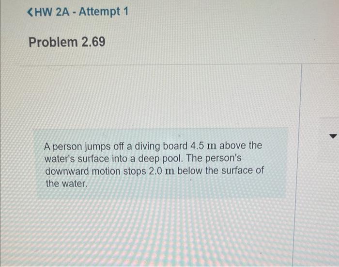 Solved estimate the average deceleration of the person while | Chegg.com